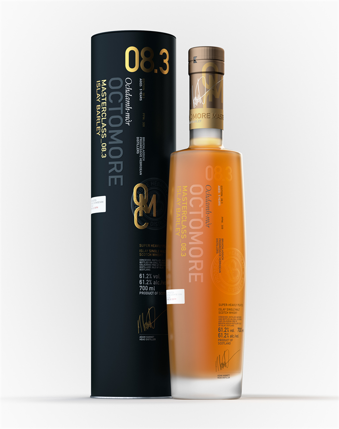 Octomore Masterclass 8.3 - 70 cl. 61,2% - Bruichladdich - Water Of Life